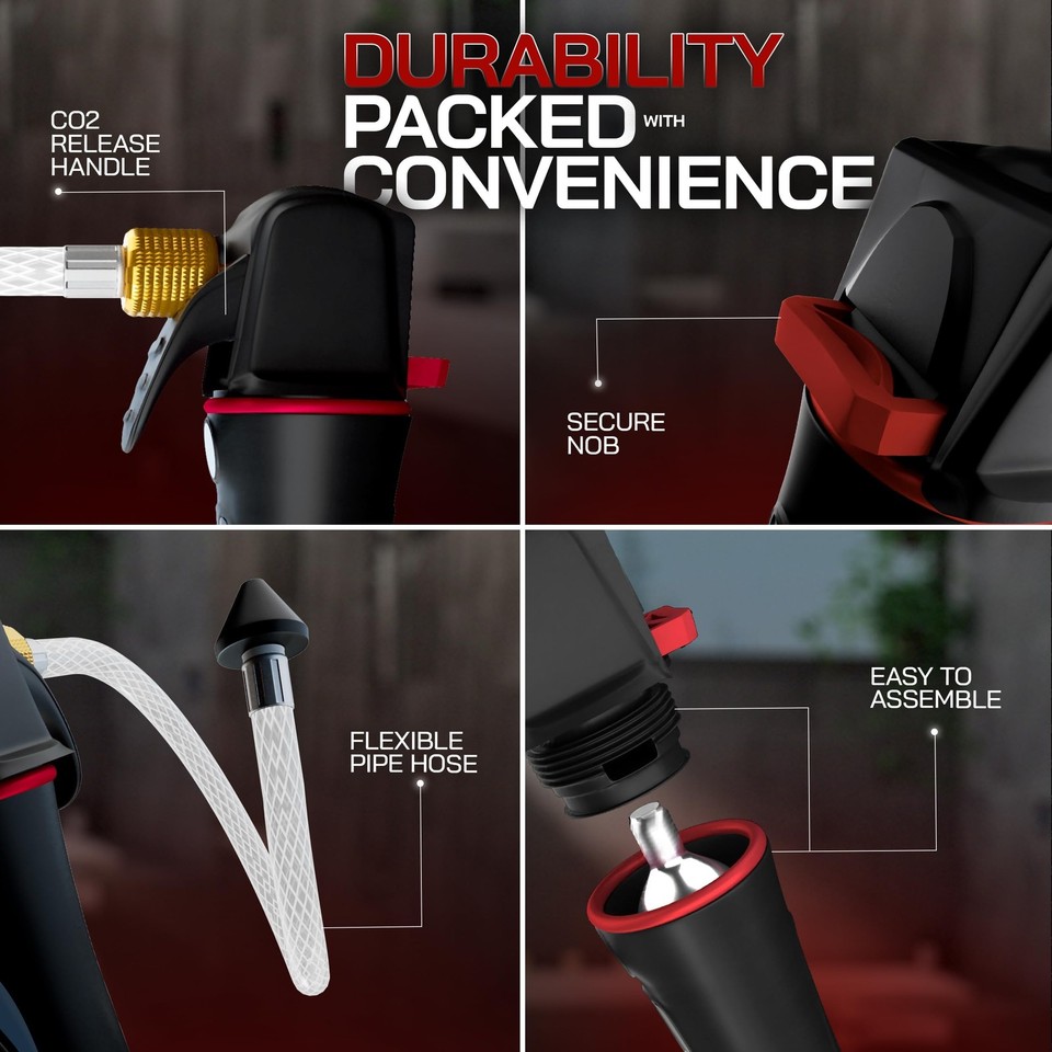 Gallo Drain Gun – AC Drain Line Cleaner Tool With Flexible Hose Pipe ...