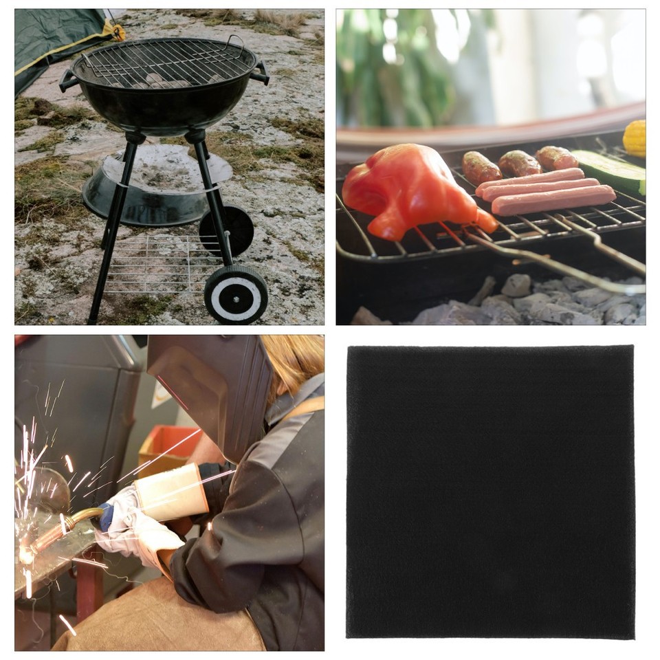 Campfire Blanket Fireproof Mat for Welding Outdoor Camping Cloth ...