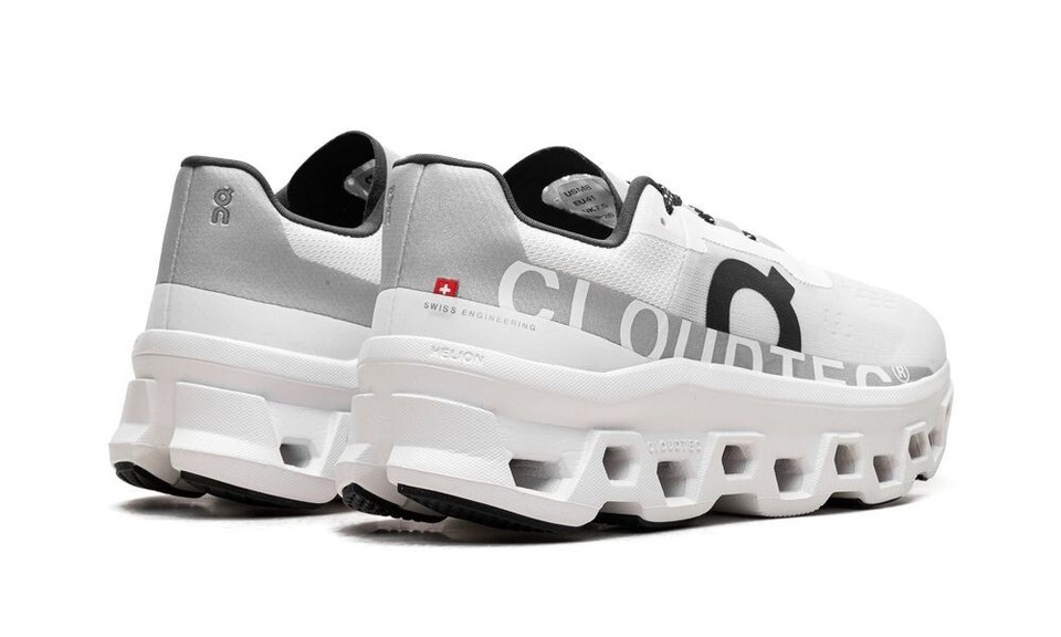 On Running Cloudmonster All White 61.98434 Mens Running Casual New | eBay