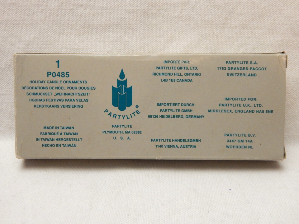 Partylite P0485 Holiday Candle Ornaments Set Of 3 | eBay