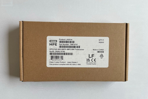 Original HPE X142 40G QSFP+ MPO SR4 Transceiver JH231A Sealed box | eBay