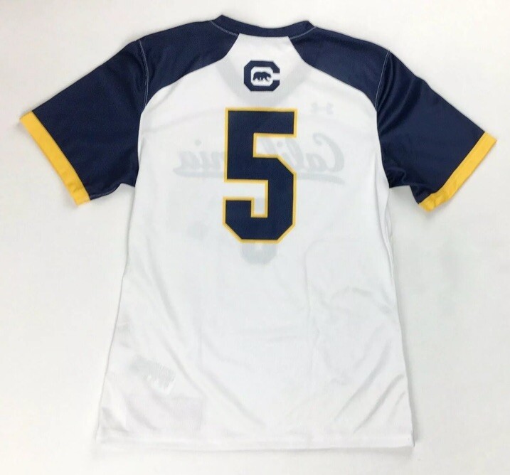 Under Armour Women's S California Berkeley Bears Softball Jersey White ...