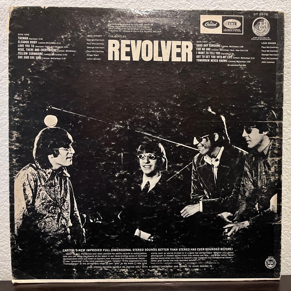 THE BEATLES - Revolver (Capitol ST-2576) - 12" Vinyl Record LP - VG | eBay