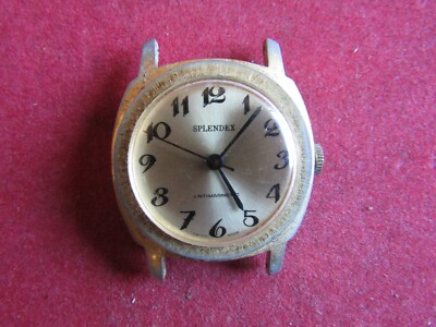 Vintage Splendex Watch Made in Swiss For Parts or Restore | eBay