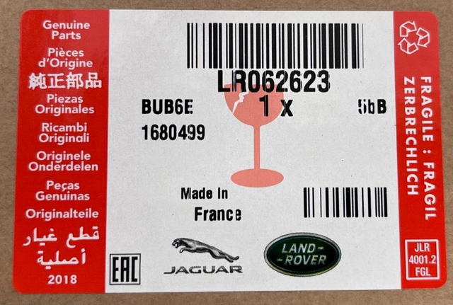 Genuine Land Rover Discovery Sport LH Front Roof Weatherstrip ...