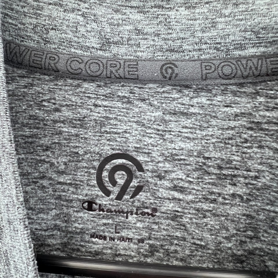 C9 Champion Power Core Men's Gray Activewear Mock Neck Long Sleeve ...