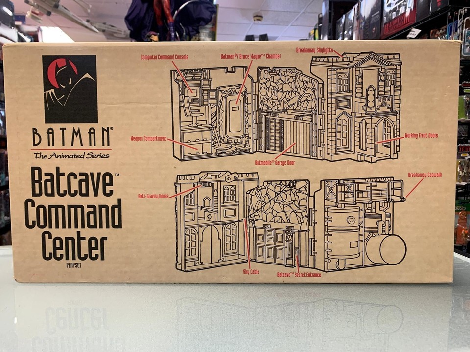 Batcave Command Center (Vintage Animated Batman, Kenner) Sealed | eBay