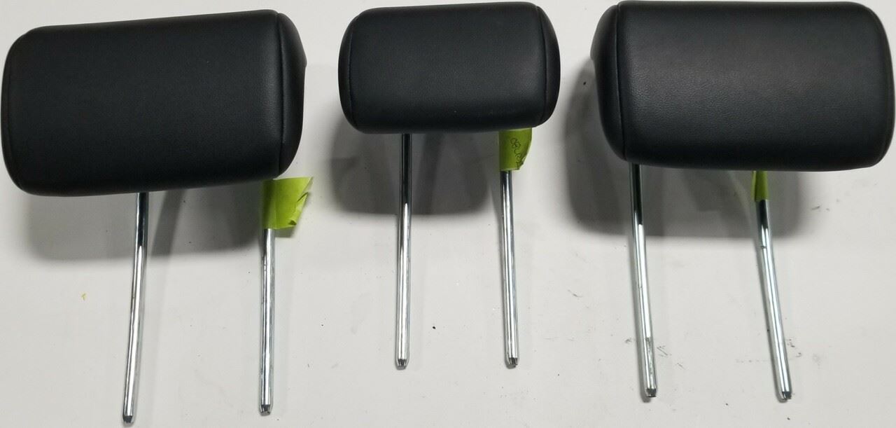 2008 to 2012 Land Rover LR2 Rear Seat Leather Head Rest Black 3 Pack | eBay