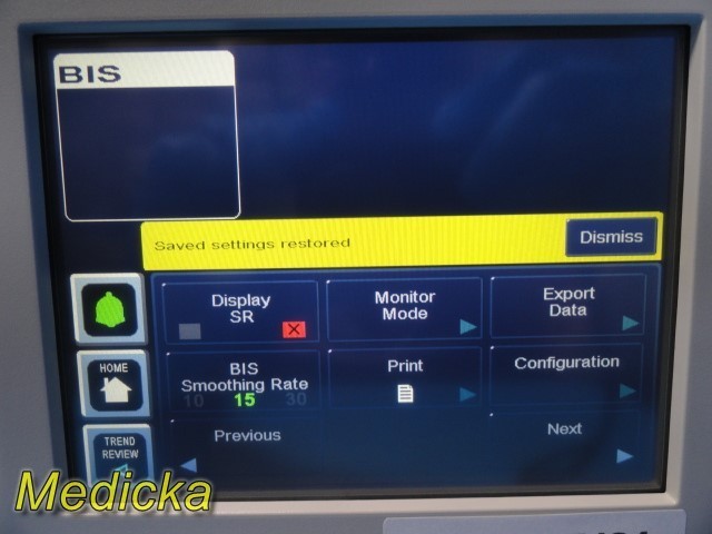 2022 Covidien Aspect 185-0151 Bis Vista Monitor W/ 185-1016-AMS Module ...