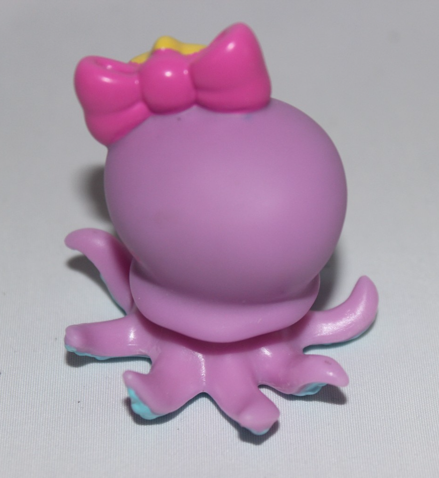 Littlest Pet Shop LOT x4 Red Bird #169 Woodpecker #99 Kiwi #22 Octopus ...