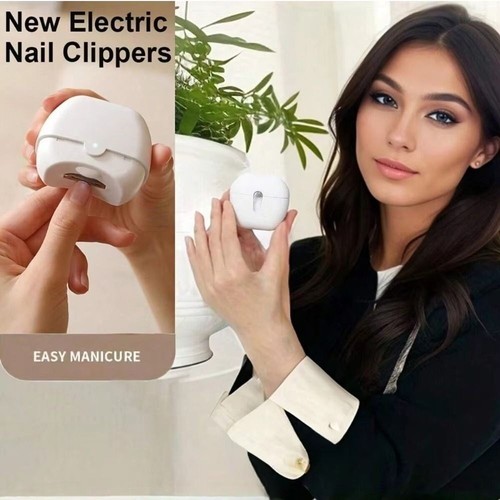Mini Electric Nail Clippers with Light Automatic Nails Clipper ...