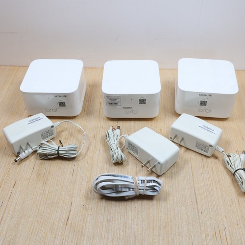 Netgear Orbi RBR10 Home Mesh Wireless 1 Wifi Router & 2 RBS10 ...