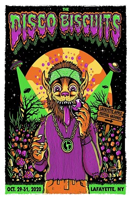 Disco Biscuits 2020 NY Concert Poster 11 X 17 Framed | eBay