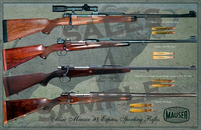 Mauser '98 Dangerous Game Express Rifles Poster 11x17 | eBay