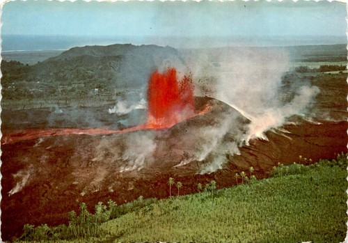 Kapoho volcano eruption, Hawaii, 1960, West Nyack, New York, Honolulu ...