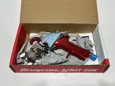 NEW Snap On Tools USA BF590 Red Non-HVLP Paint Spray Gun w/ Original ...