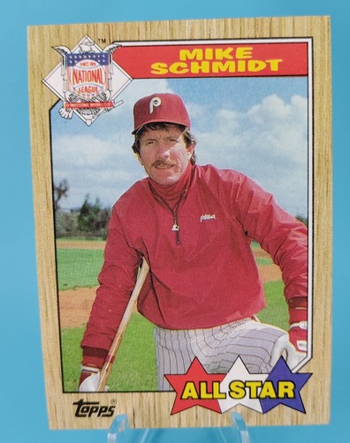 Mike Schmidt 1987 Topps Baseball Cards #597 AllStar | eBay