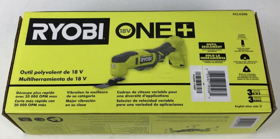 RYOBI PCL430B ONE+ 18V 18 Volt Cordless Multi-Tool (Tool Only ...