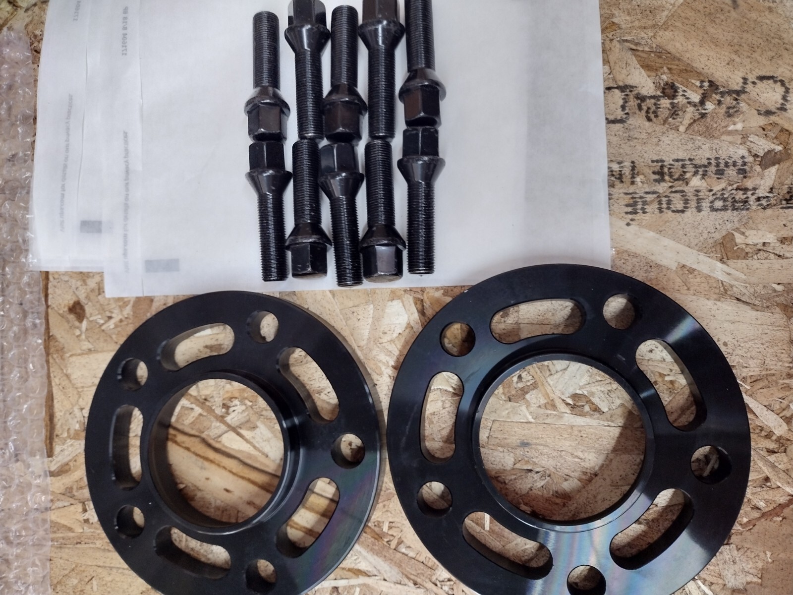 RennMotorsport 5x120 Spacers with Extended Lug Bolt fit BMW E46 E90 E92 ...