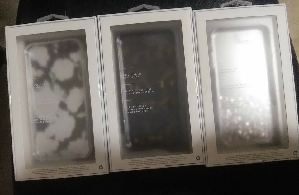 Lot of 3 MVMT Glitter Glitz Tortoise Peony Protective Phone Case iPhone ...