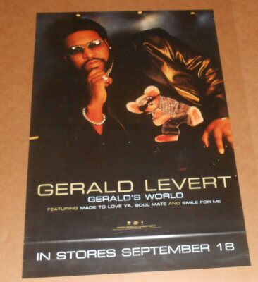 Gerald Levert Gerald’s World Promo Original Poster 27x18 R&B | eBay