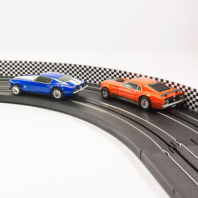 NEW AFX Slot Car HO Guard Rails Set - Checker Board FITS: HO & 1:43 ...