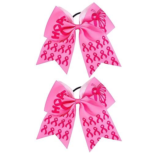 Pink Cheer Bows