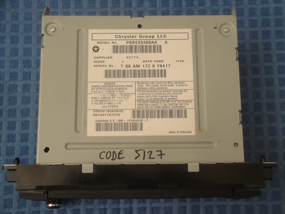 Blue 430N RHB 2023 Navigation Update MYGIG UCONNECT RADIO WRANGLER RAM ...
