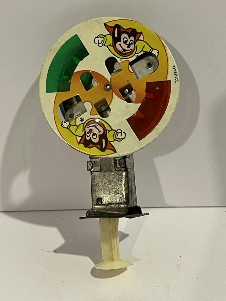 Vintage 1970 Mighty Mouse Push Spin Toy | eBay