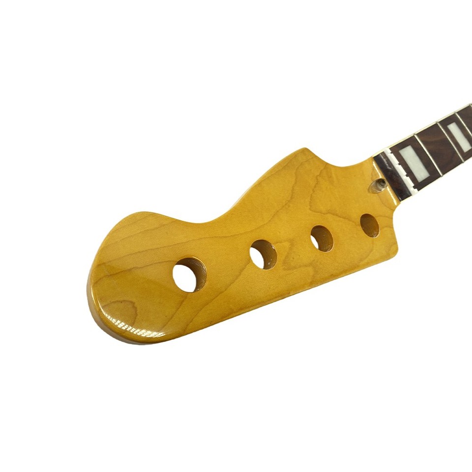 Electric Bass Neck 20 Fret 34 Inch Rosewood Fretboard Block Inlay Spray ...