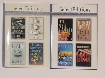 Two Reader's Digest Select Editions Books With Four Different Novels ...