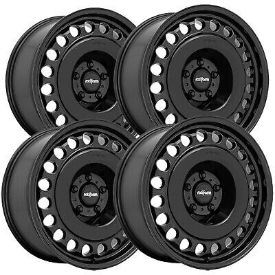 (Set of 4) Rotiform R191 STL 18x9 6x5.5" +18mm Gloss Black Wheels Rims ...