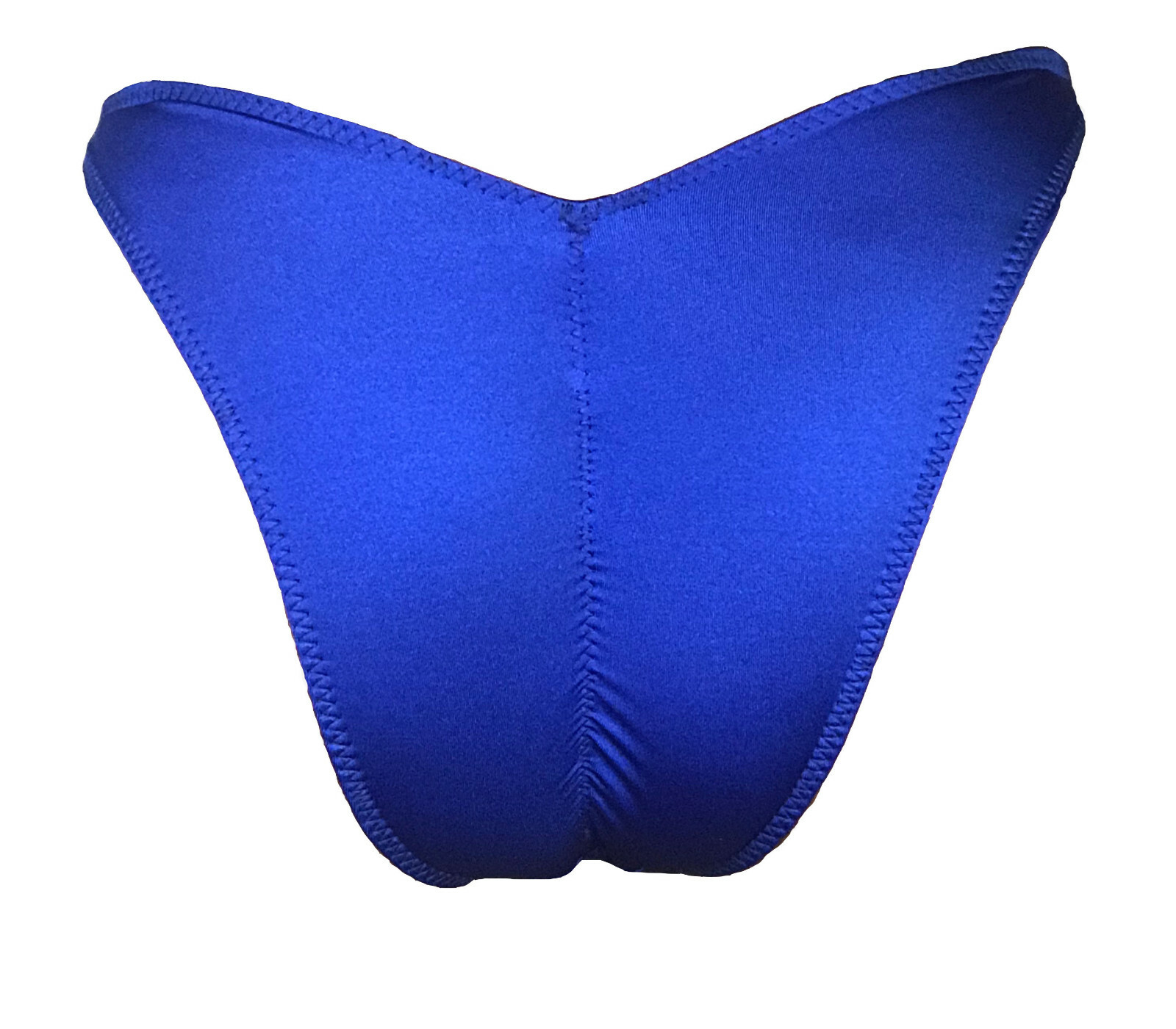 men's pro cut blue wet look gather back bodybuilding posing swim suit ...