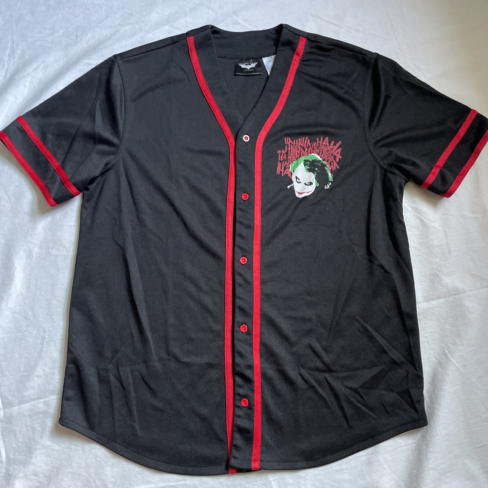 The Dark Knight Trilogy Joker Baseball Jersey Size M … - Gem
