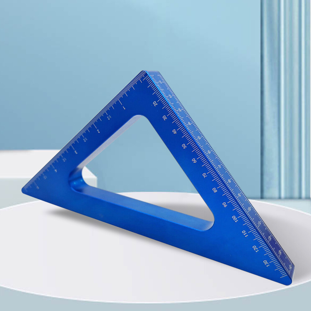 45/90 Degree Angle Ruler Thickened Height Ruler Woodworking Tool(Blue ...