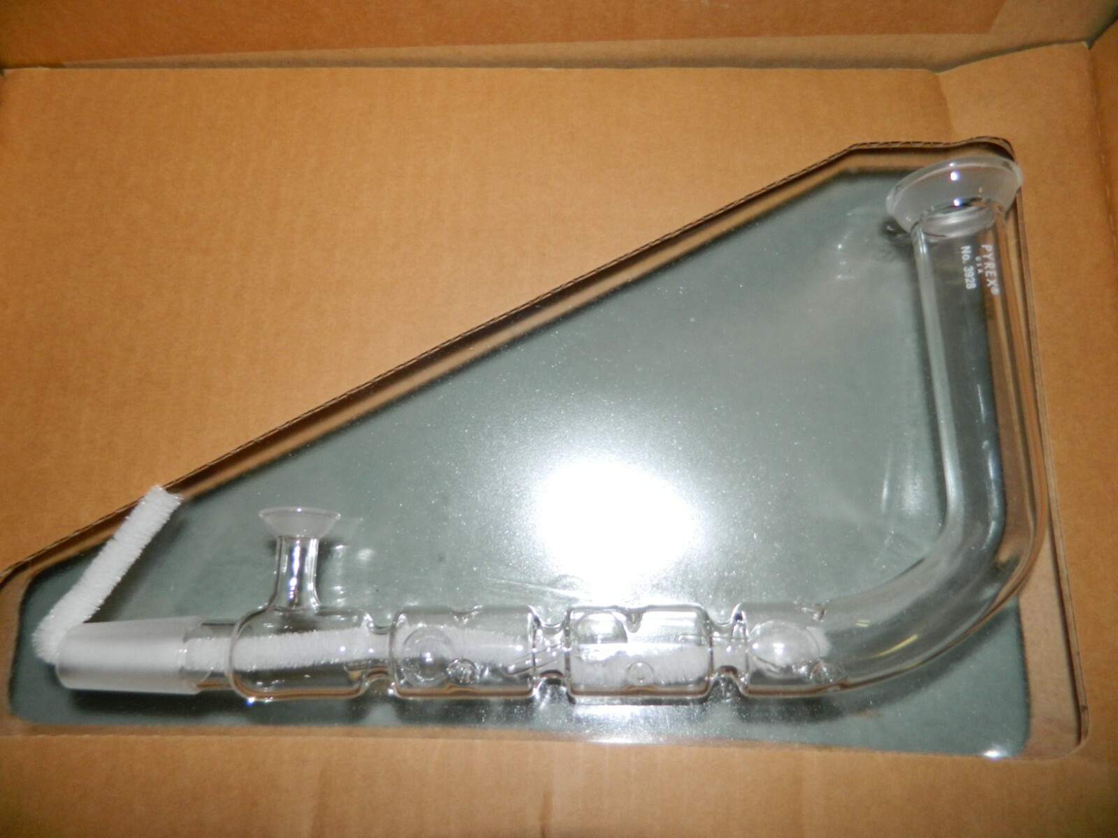 NEW In Box PYREX 3928 Snyder Column 3 Ball Distillation Floating Ball ...