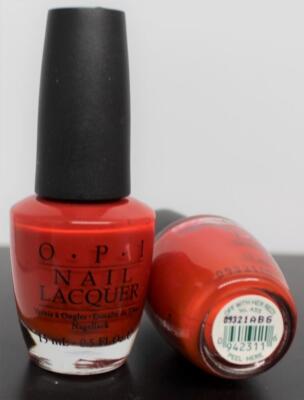 O.P.I. opi Nail Lacquer #NL A55 Off With Her Red (Rich Red Gloss) Free ...