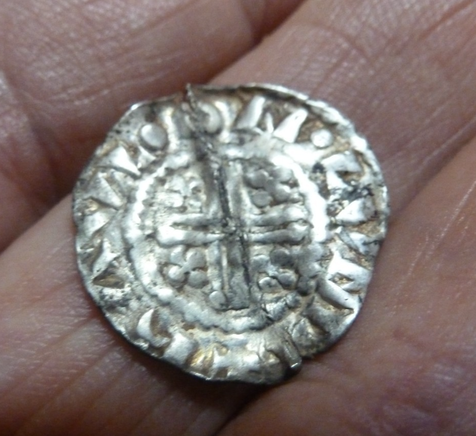 Richard I (1189-1199) shortcross AR penny, Raul, London. Spink 1346. Sc ...