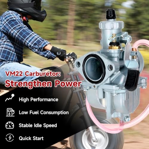 VM22 26mm Carburetor Throttle Assembly Main Jets Kit for Predator 212cc ...