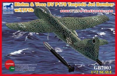 Bronco Models GB7003 1:72 Blohm & Voss BV P178 Torpedo Jet Bomber w ...