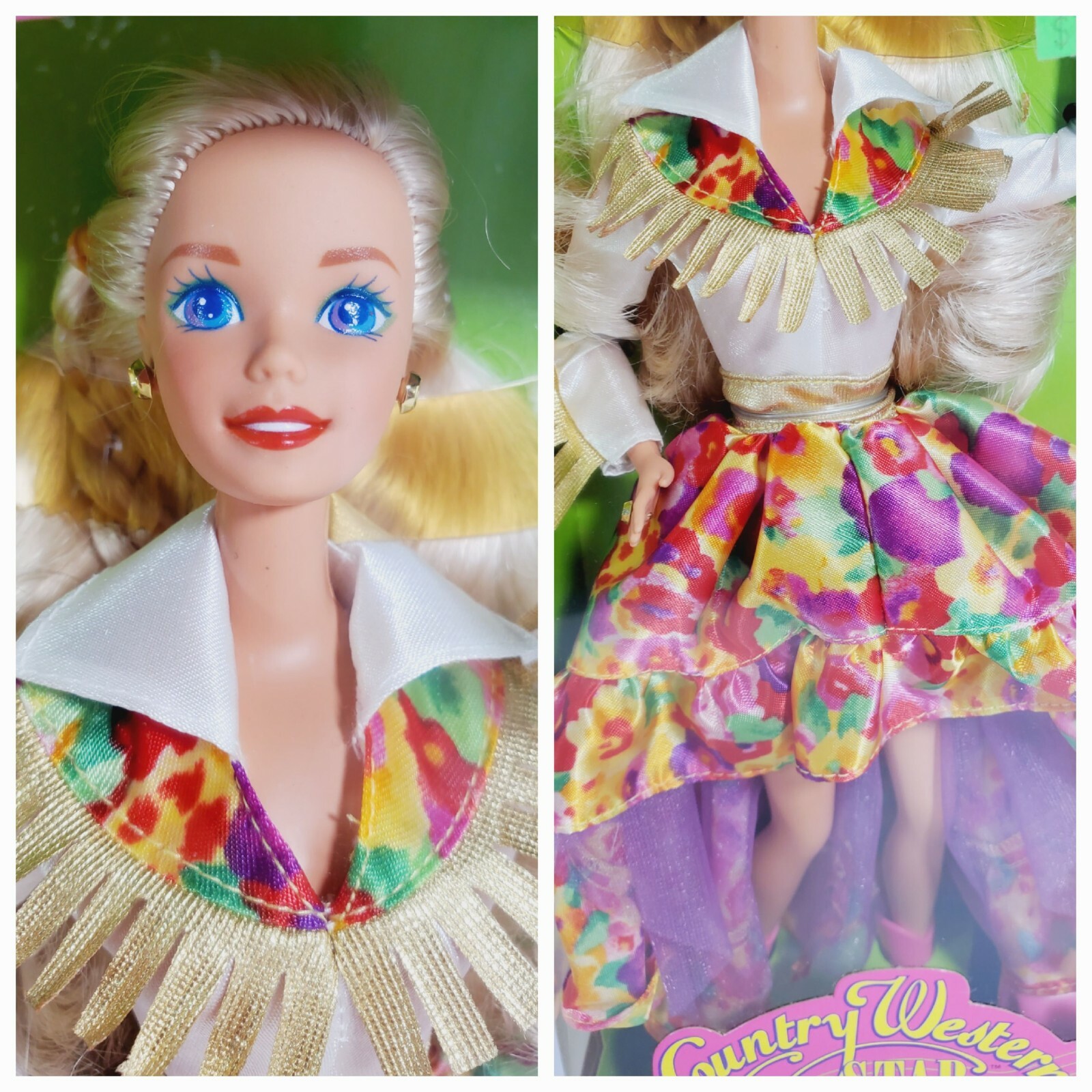 NEW LOT Two (2) Country Western Star Barbies Dolls Mattel #11646 12096 ...