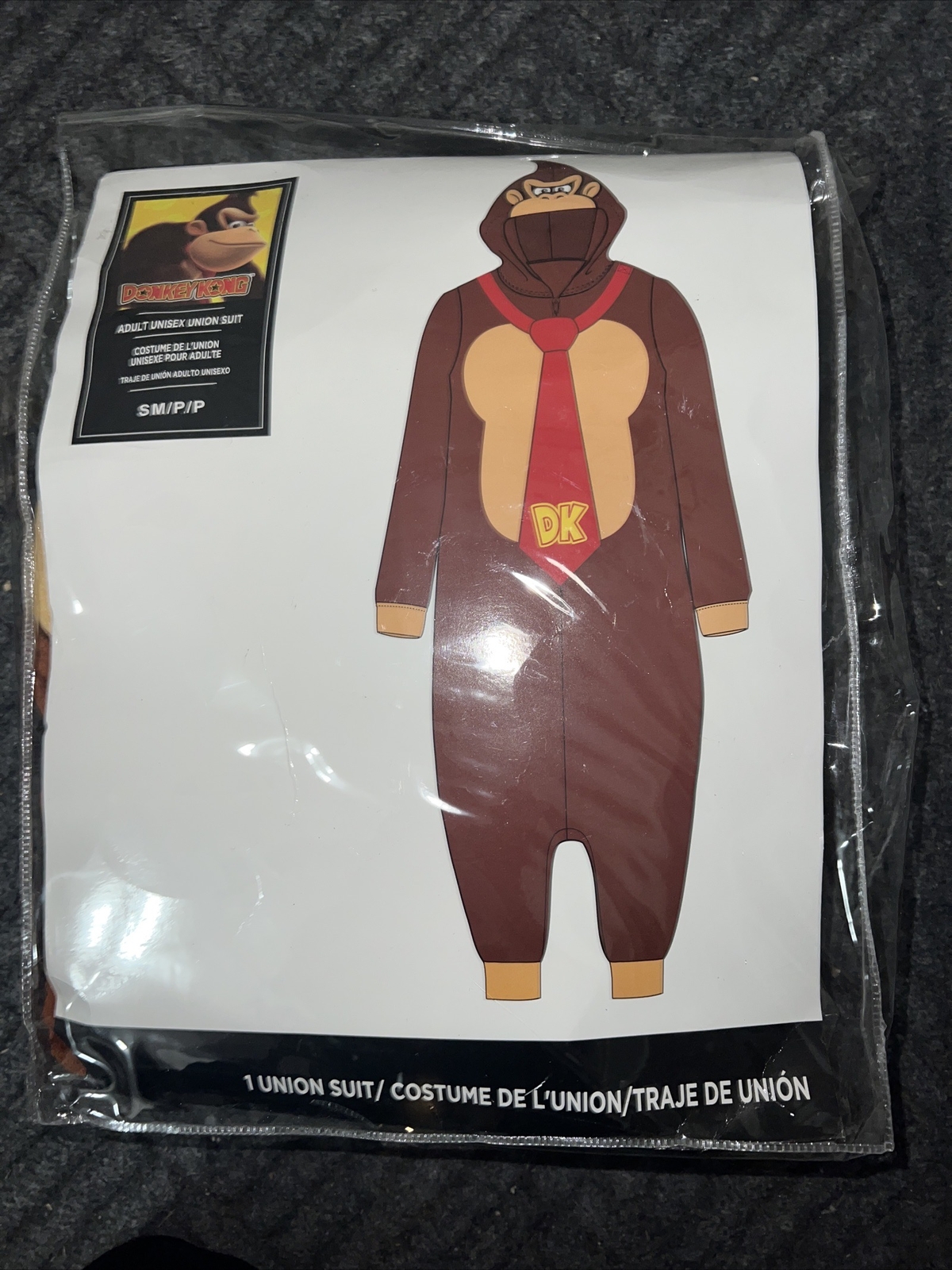 Donkey Kong Unisex Costume Small Union Suit Halloween Outfit By MJC New ...