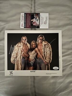 MNM WWE Original Signed 8x10 Autograph Promo Melina Nitro Mercury JSA ...