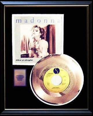 MADONNA LIKE A VIRGIN GOLD RECORD RARE 45 PM SLEEVE NON RIAA AWARD | eBay