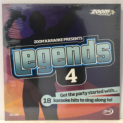Zoom Karaoke Legends Series CD+G - Volume 4 - Male Singer/Songwriter ...