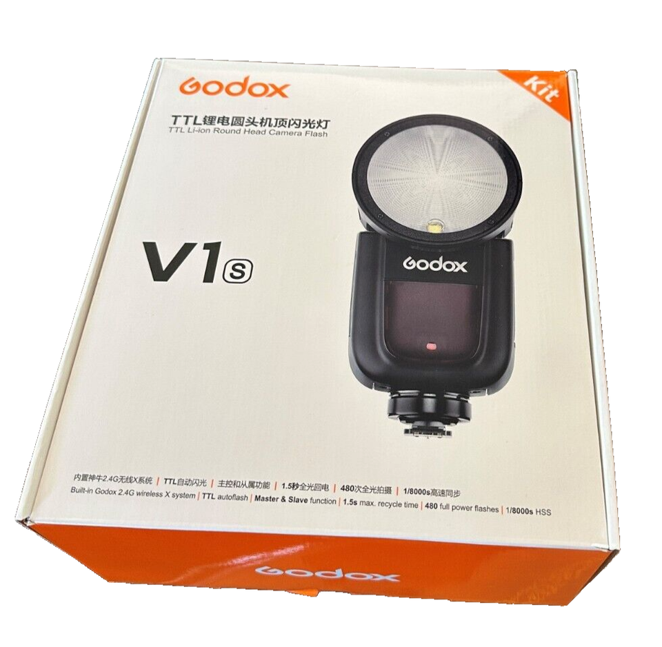 Camera Flash Godox V1-S 76Ws Auto Zoom Flash for Sony | eBay