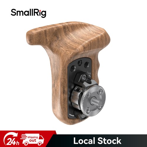 SmallRig Wooden Side Handle Grip w/Adjustable Arri Rosette for Camera ...