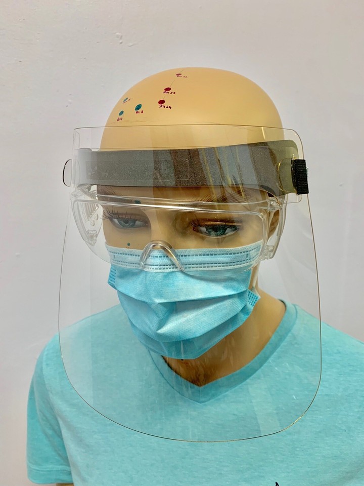 10 Clear Face Shield Eye Face Protector Dental Splatter Splash Spit ...