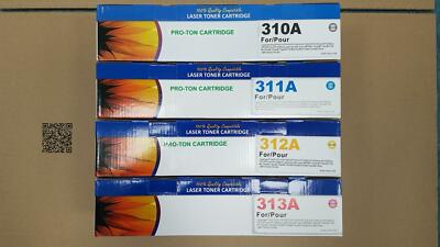 4 Laser Toner Cartridge 310A/311A/312A/313A For Hp Laser Jet C01H/C10H ...