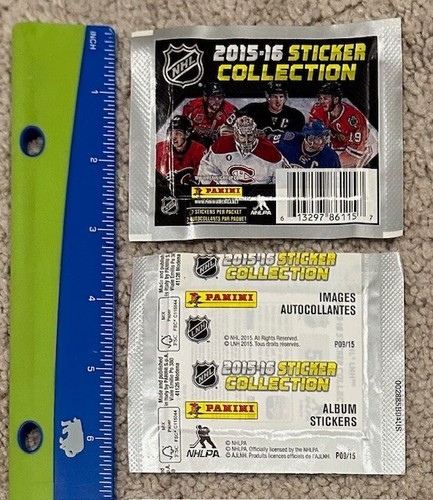 1 pack 2015-16 NHL Hockey Sticker Collection Panini 7 stickers/package ...
